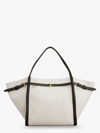 Tod's Tim canvas and leather Medium Shopping Bag - TODS - gender_Woman