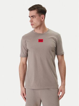 HUGO BOSS T-Shirt Diragolino212 50447978 Beige Regular Fit