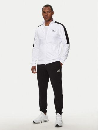 Emporio Armani Jogginganzug 6DPV57 PJVRZ 21BA Wei&szlig; Regular Fit