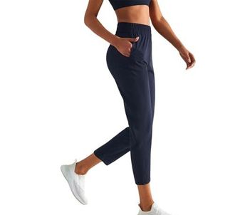 Generic Pantalon de golf l&eacute;ger pour femme avec poches, poches, pantalon de surv&ecirc;tement extensible 7/8 &agrave; la cheville pour le golf, lathl&eacute;tisme, le salon, les v