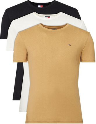 Tommy Jeans T-Shirt-Set DM0DM21579 Bunt Slim Fit