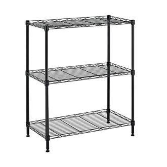 Dioche Lagerregal 3-stufig 3-stufig Lagerregal | Robustes Drahtgestell aus Karbonstahl | Stilvoller K&uuml;chenorganisator | Einfache Montage | Vielseitiger B&uuml;ro-