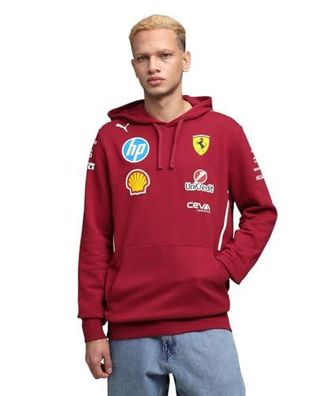 Puma Scuderia Ferrari F1 Hoodie &Eacute;quipe 2025 - Rouge - Taille : XXL