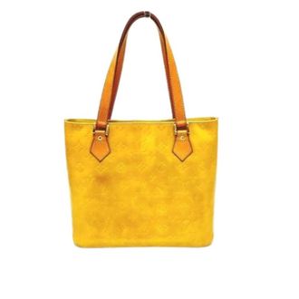 Louis Vuitton Sac cabas Monogram Vernis Pre-owned - Femme - Pre-owned - Jaune - Taille: ONE Size