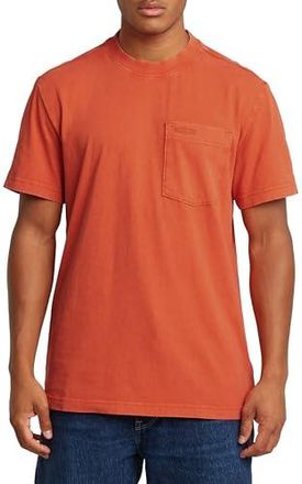 G-Star G-Star Homme T-Shirt Washed Pocket, Rouge (lt antic red marte D25963-C756-H216), L