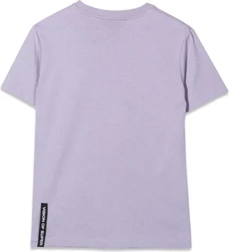 Vision Of Super Tongue Print Cotton T-Shirt - Lilac