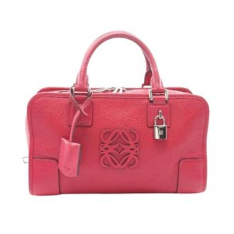 Loewe Pre-owned Amazona 28 Sac &agrave; main en cuir - Femme - Pre-owned - Rose - Taille: ONE Size