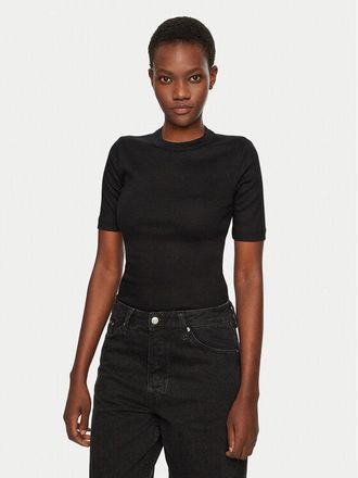 IVY OAK T-Shirt Kristin IO1100X2351 Schwarz Slim Fit