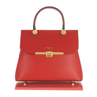 Le Parmentier Atlanta Top Handle Satchel - - Bags - Damen - Rot - ONE SIZE