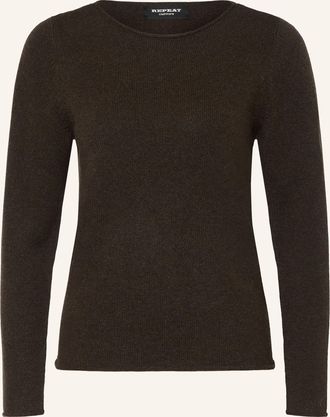 Repeat Repeat Cashmere-Pullover braun