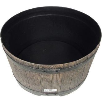 Nature Regenwasserauffangbeh&auml;lter - NATURE - Fass - 30,5x58 cm - Braun - 120L