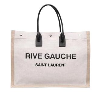 Saint Laurent Sac cabas Pre-owned - Femme - Pre-owned - Beige - Taille: ONE Size