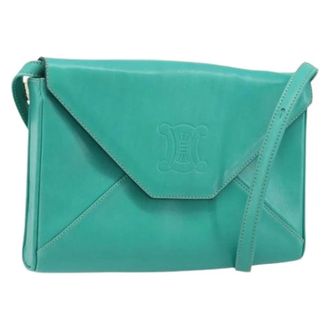 Celine Pre-owned Vintage Schultertasche - - Pre-owned - Damen - Gr&uuml;n - ONE SIZE