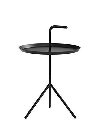 HAY Hay DLM XL Beistelltisch, Stahl, Black, 65cm, Schwarz