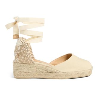 Castaner Carina/3/001 5 cm Keilabs&auml;tze - - Shoes - Damen - Beige - 40 EU
