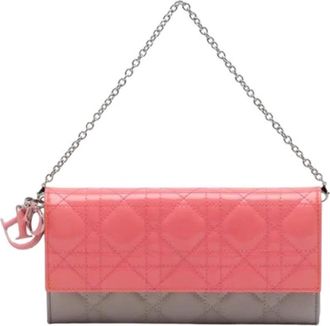 Dior Portefeuille sur cha&icirc;ne Pre-owned - Femme - Pre-owned - Rose - Taille: ONE Size