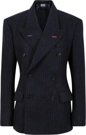 Maison Margiela Femme, Vestes, Bleu, Taille: 38 FR Blazers