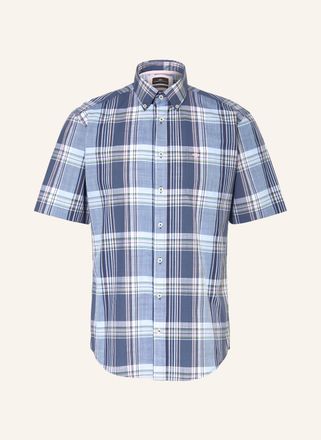 Fynch-Hatton Fynch-Hatton Kurzarm-Hemd Regular Fit blau