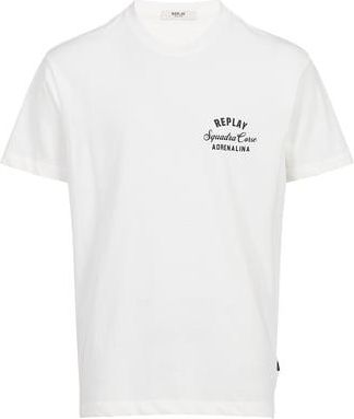 Replay Tee-shirt oversize en coton imprim&eacute;