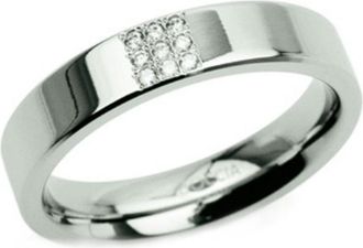 Boccia Damen-Ring Titan 9 Brillianten 0,045 Gr.60 0121-0260