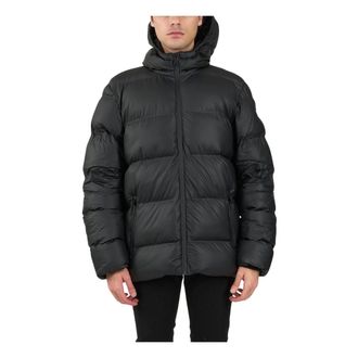 Schott NYC Schott Nyc, Homme, Vestes, Noir, Taille: 2XL Veste matelass&eacute;e avec capuche et poches