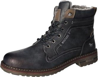 Mustang Jeans Homme 4201-602 Bottine, Bleu Marine, 44 EU