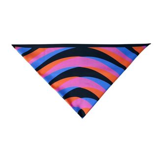 Dries Van Noten Seidenschal mit geometrischem Muster - - Accessories - Damen - Mehrfarbig - ONE SIZE