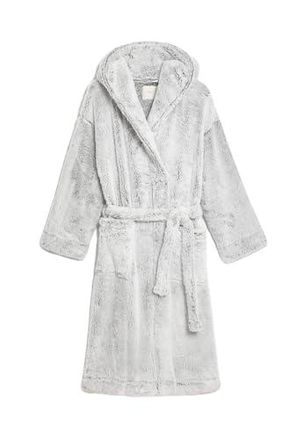 Marks and Spencer Robe de chambre en polaire &agrave; capuche Gris Femmes L
