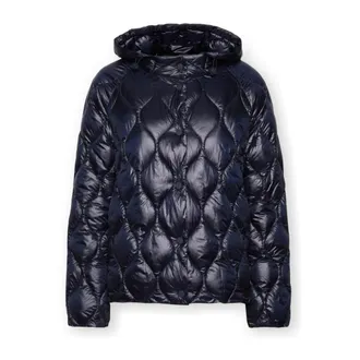Elena Miro Leichte gesteppte Nylon-Daunenjacke - - Jackets - Damen - Blau - XL