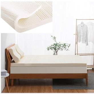 Generic Matratze aus 100 % nat&uuml;rlichem Latex, atmungsaktiv und bequem, langlebig und nicht leicht zu zerfallen, hohe Matratze, Matratze aus Naturlatex, 5 cm/2