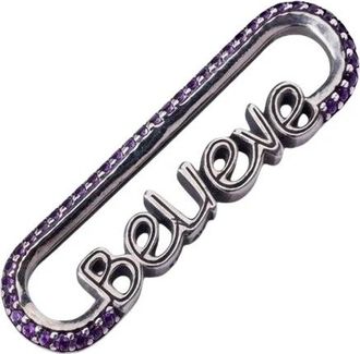 Pandora Believe Word Link - - Accessories - Damen - Grau - ONE SIZE