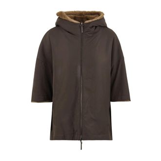 Lou Andr&eacute;a Wendeparka aus Kunstmink - - Jackets - Damen - Braun - XS