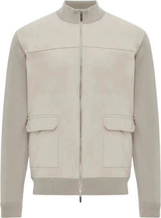 Gentiluomo Homme, Vestes, Beige, Taille: 2XL Jacket Zip LS