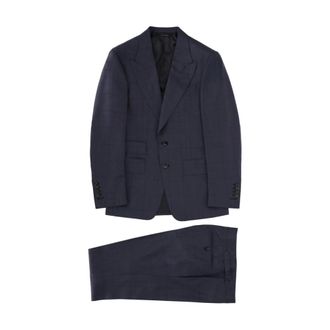 Tom Ford Single Breasted Suits - Homme - Costumes - Bleu - Taille: M