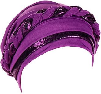Generic Cancer du Sein Bande Flexible Chapeau Turban De Mode pour Femme Chapeaux Roses Bonnet Chimio Nuit Homme Ample avec Lastique Sport, Sommeil