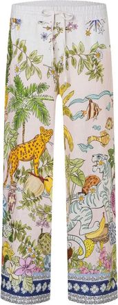 Cambio Femme, Pantalons, Multicolore, Taille: 36 FR Wide Pantalons