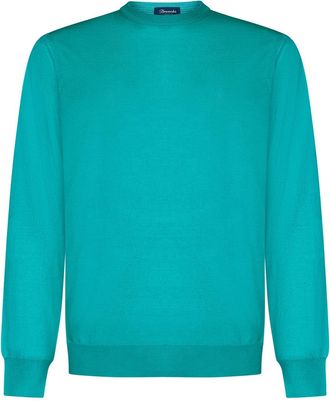 Drumohr Pull Col Rond - Bleu Clair