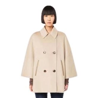Max Mara Damen, M&auml;ntel, Beige, SGr&ouml;&szlig;e
