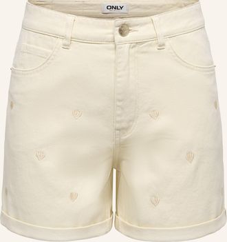 Only Jeansshorts weiss