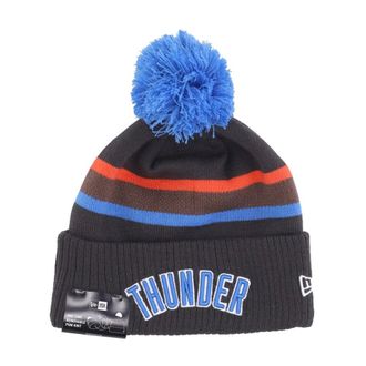 New Era Homme, Accessoires, Multicolore, Taille: ONE Size Bonnet NBA City Night Pom Pom