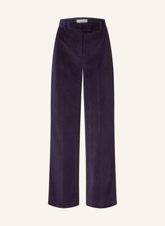 Circolo 1901 Circolo 1901 Marlenehose Aus Samt lila