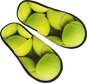 Generic Pantoufles Balles De Tennis Cozy Slippers Chaud Chaussons DInt&eacute;rieur Pour H&ocirc;tel Homme Invit&eacute; M