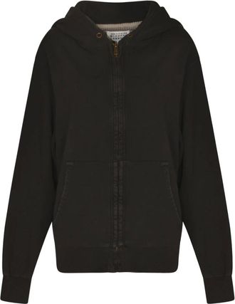 Maison Margiela Damen, Sweatshirts & Hoodies, Schwarzk, LGröße