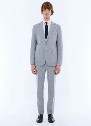 Fursac Costume droit &agrave; motif pied de poule - Taille 46 - Homme