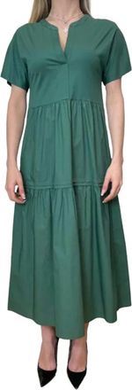 Max Mara Femme, Robes, Vert, Taille: 40 FR Abito in jersey