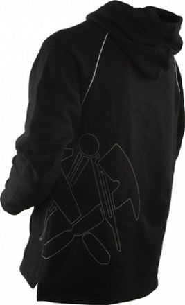 Job Hoodie Dachdecker Sweat Hoodie STOCKHOLM mit Kapuze Schwarz