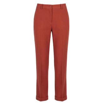 Baldinini Pantaloncini a sigaretta - Femme - Pantalons - Brun - Taille: 38 FR