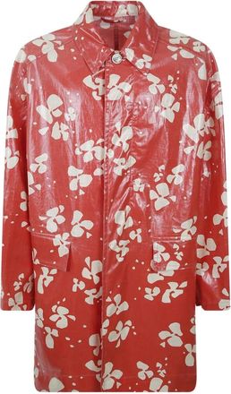 Dries Van Noten Homme, Vestes, Rouge, Taille: M Robin 3364 M.w.coat