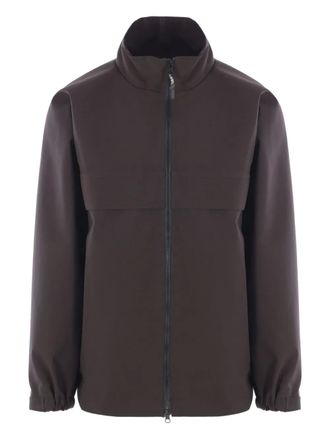 GR10K coupe-vent zippé à col montant - Gris