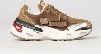 Dsquared2 Faster Sneakers aus Leder und Mesh mit gekerbter Sohle